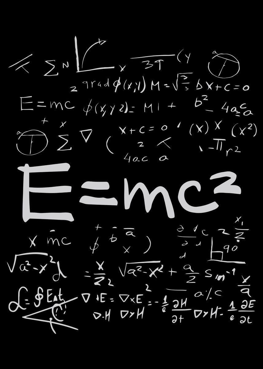 'Relativity theory' Poster, picture, metal print, paint by Hydrogenic ...