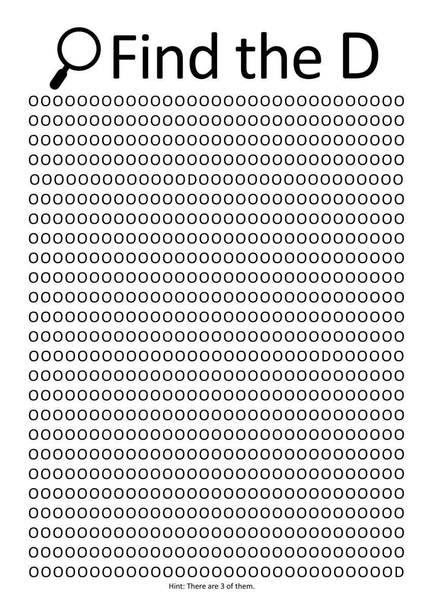 'Find the D in O' Poster, picture, metal print, paint by XandYart ...