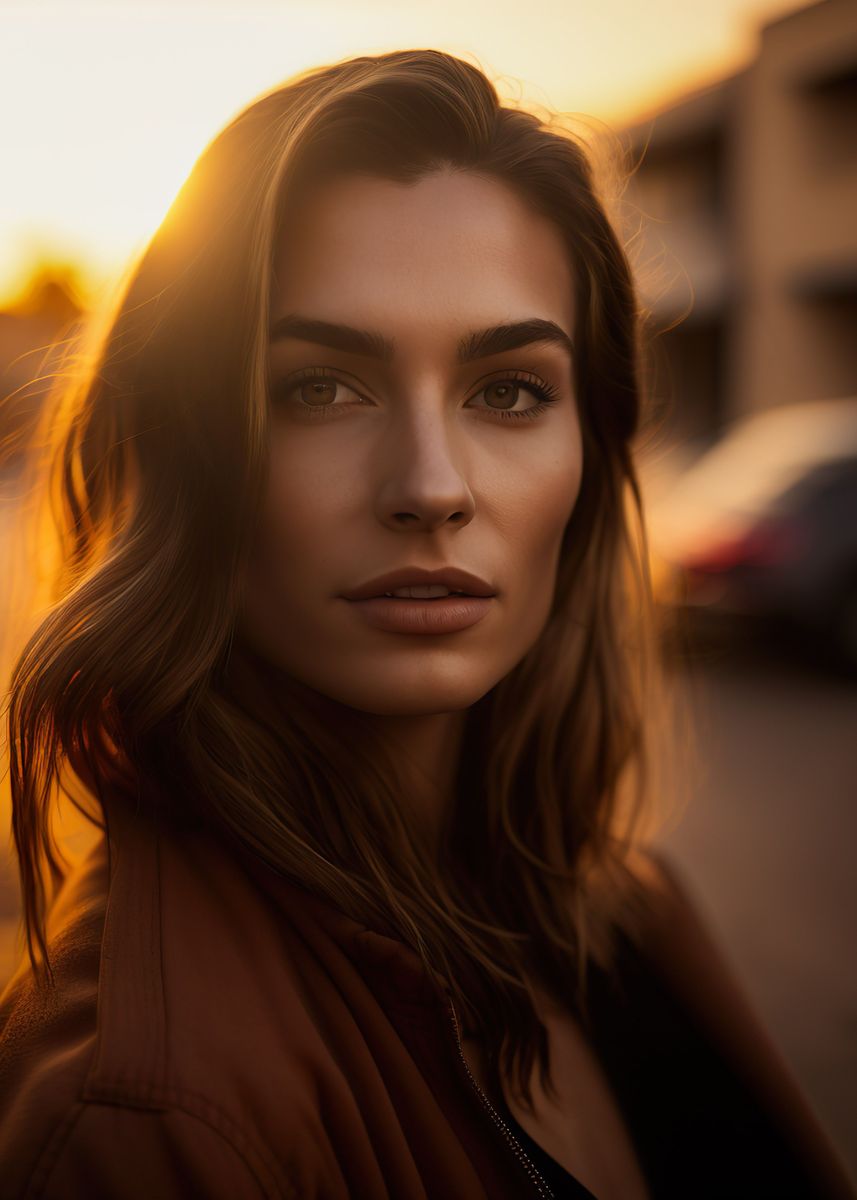 'Golden Hour Beauty' Poster by Phinn | Displate