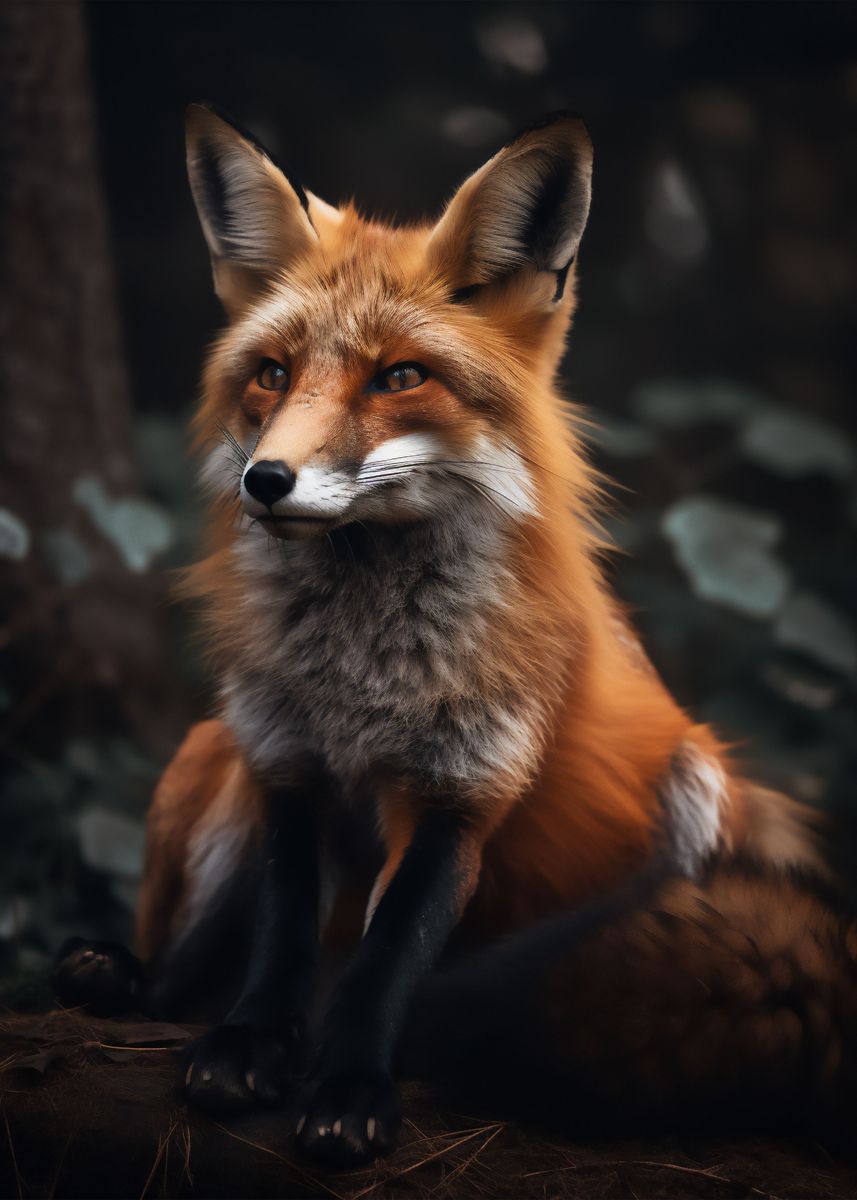 'Cunning Fox' Poster, picture, metal print, paint by Zooscape Wildlife ...