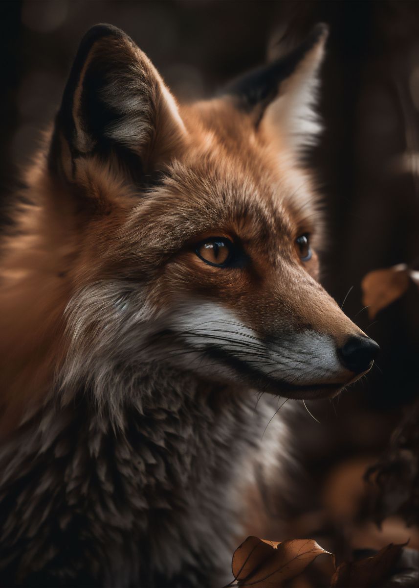 'Wild Fox' Poster, picture, metal print, paint by Zooscape Wildlife ...