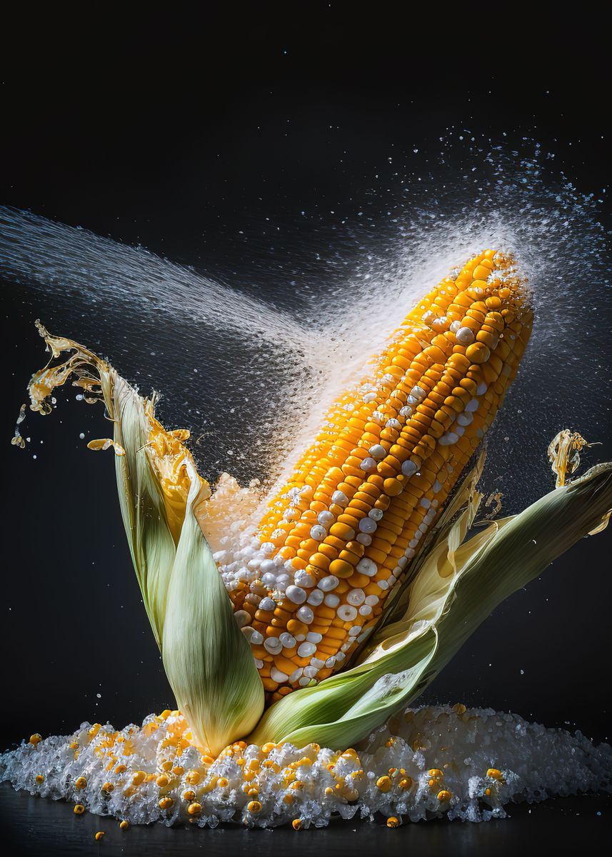 'Corn ' Poster, picture, metal print, paint by Chester Draper | Displate