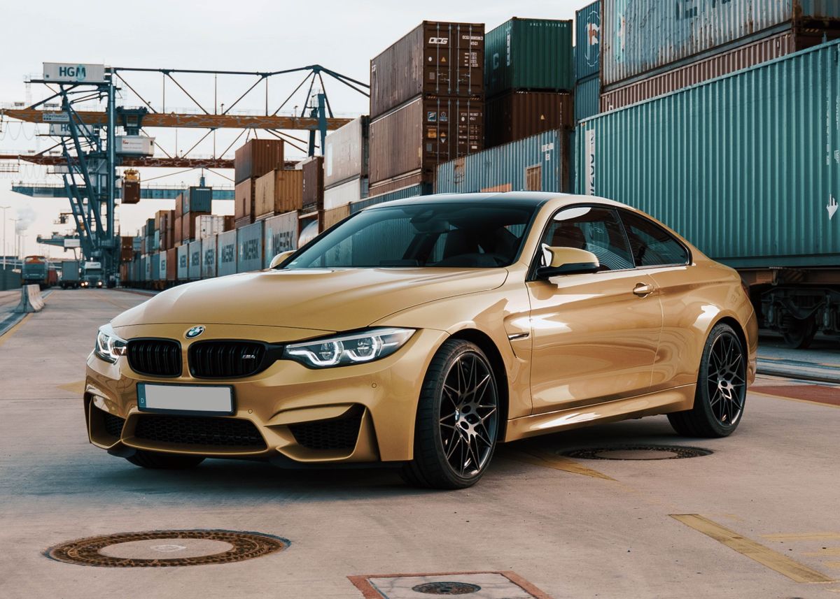 'Brown BMW Sport Car' Poster by Koba Kora | Displate