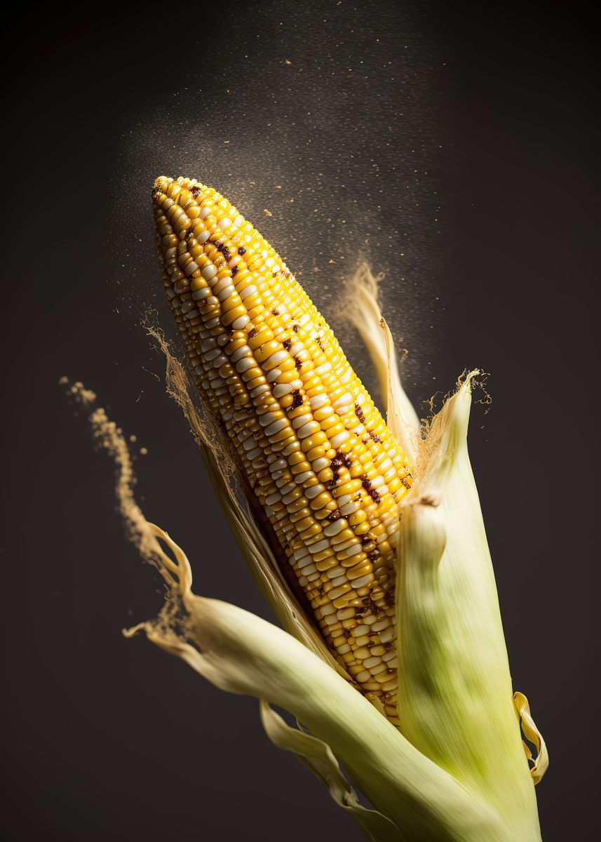 'Corn ' Poster, picture, metal print, paint by Chester Draper | Displate