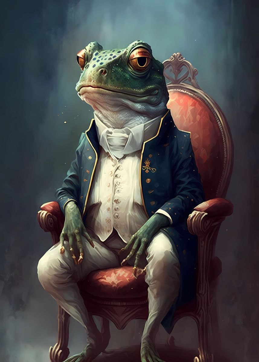 'Frog Magic' Poster, picture, metal print, paint by Lesly Breedlove ...