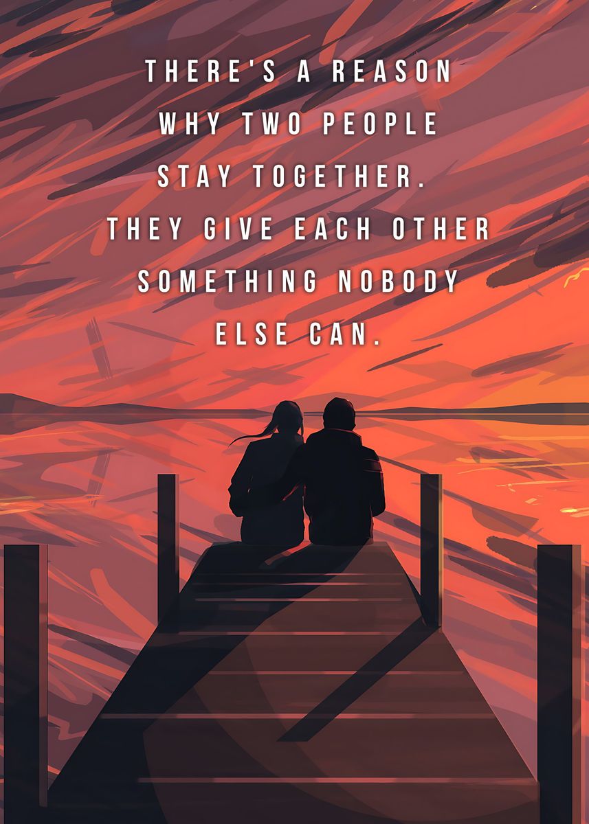 'Stay Together' Poster, picture, metal print, paint by HOLOSOMNIA ...