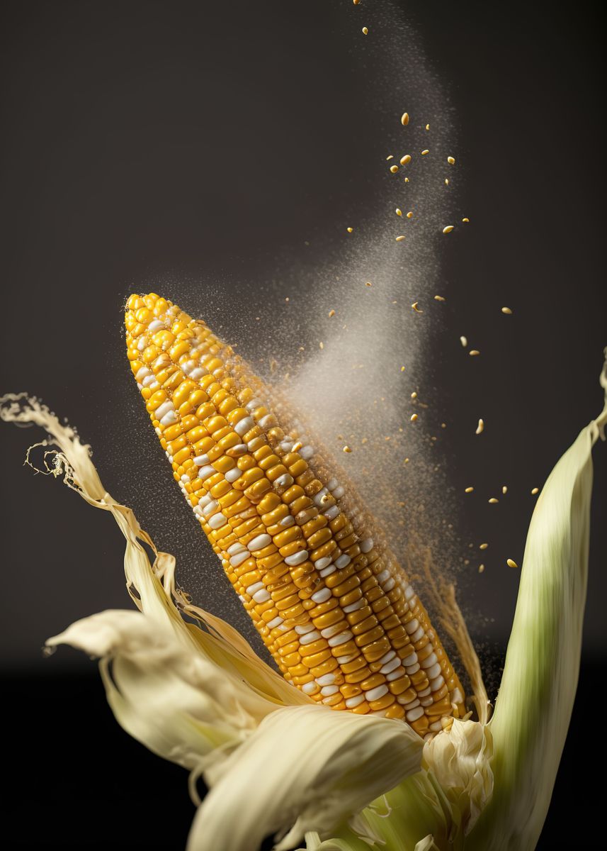 'Corn ' Poster, picture, metal print, paint by Chester Draper | Displate