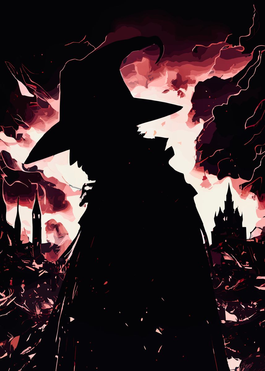 'Soul of black mage' Poster, picture, metal print, paint by Panther ...