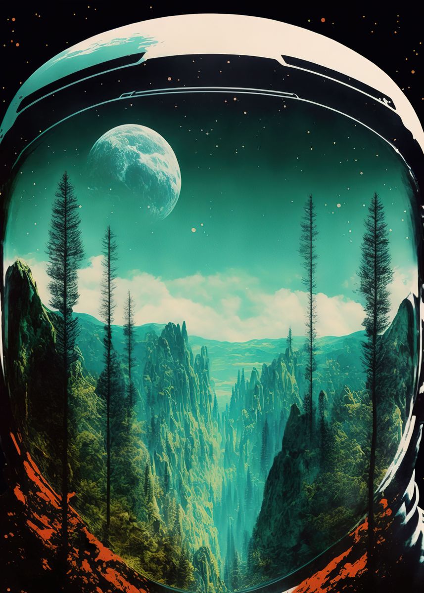 'Film Science fiction ' Poster, picture, metal print, paint by Coral ...