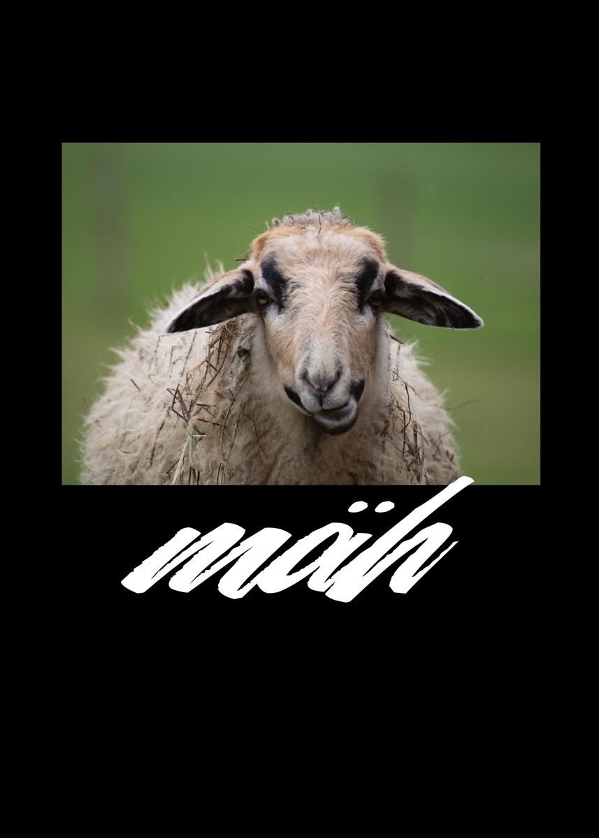 'Goat Billy Goat Moh' Poster, picture, metal print, paint by ZS C O M M ...