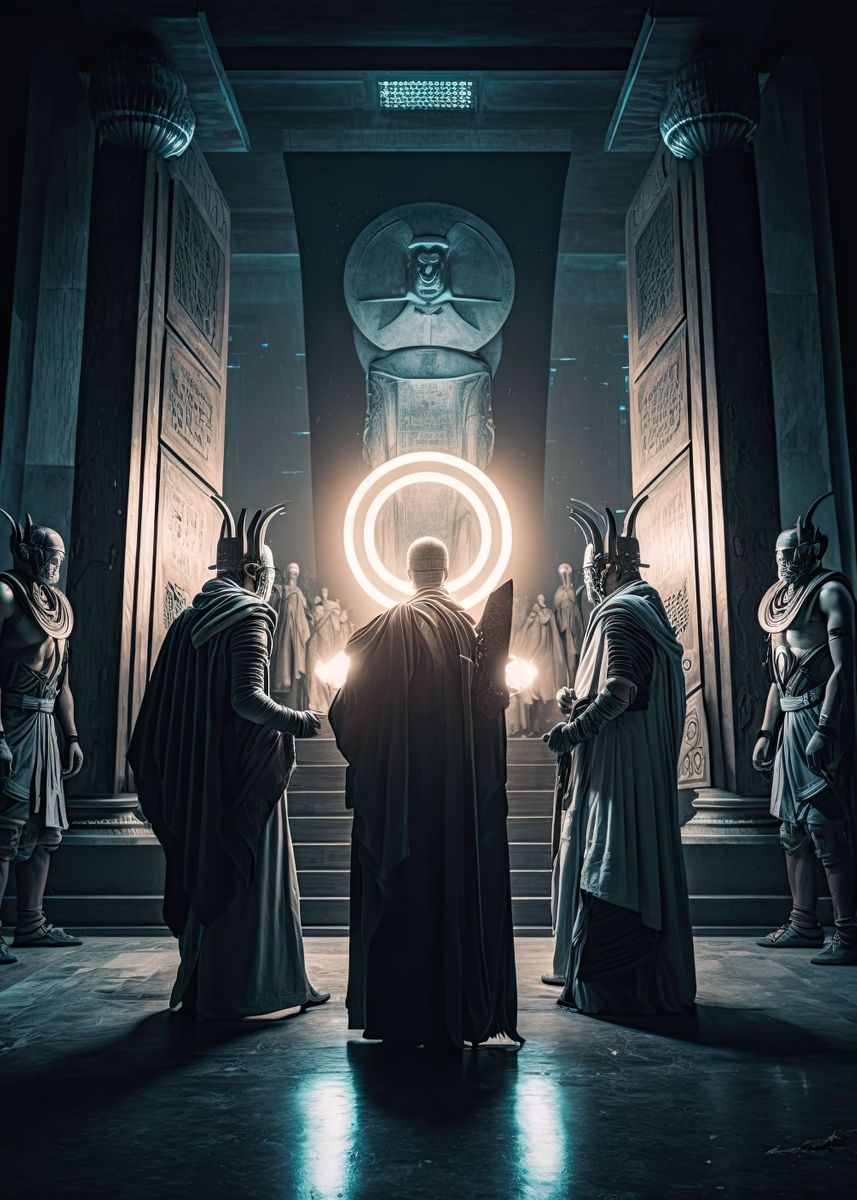 'Sun Priests' Poster by Ad AstrART | Displate