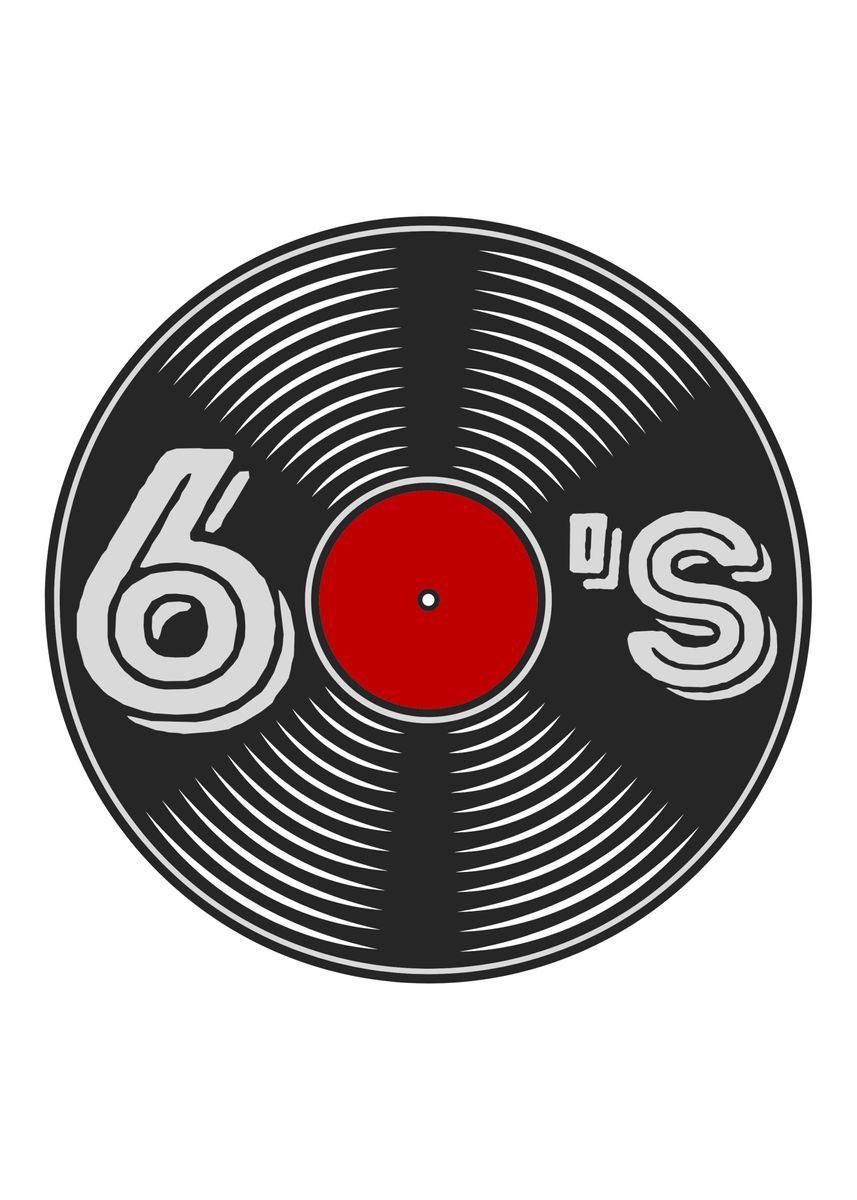 'Vinyl 60s Vintage Retro' Poster, picture, metal print, paint by Wijaki ...