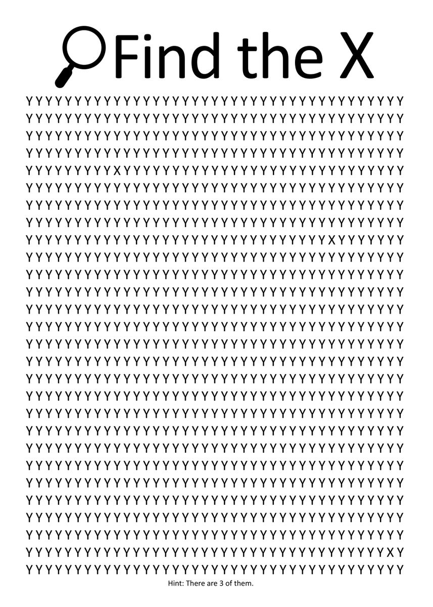 'Find the X in Y' Poster, picture, metal print, paint by XandYart ...