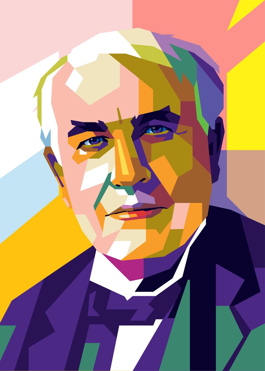 'Thomas Edison' Poster by Erick Sato | Displate