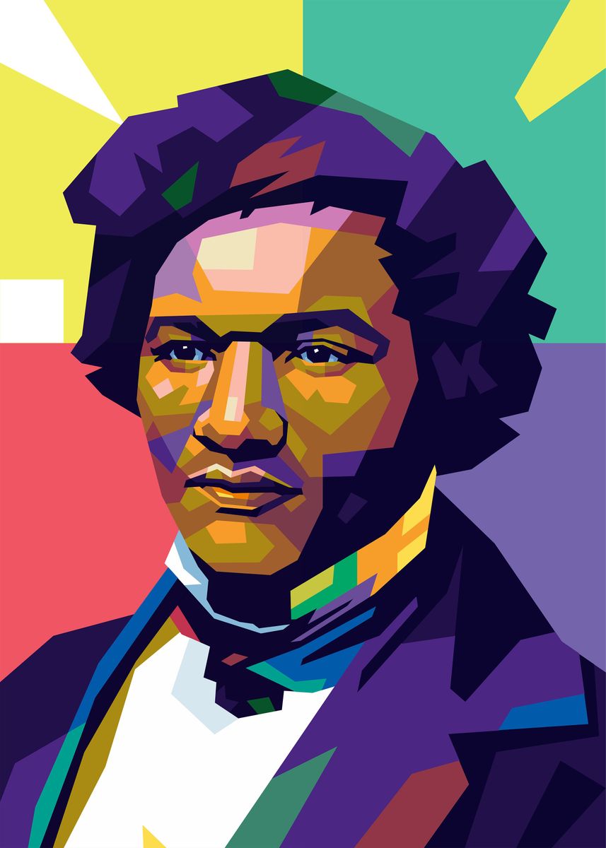 'Frederick Douglass' Poster, picture, metal print, paint by Erick Sato ...
