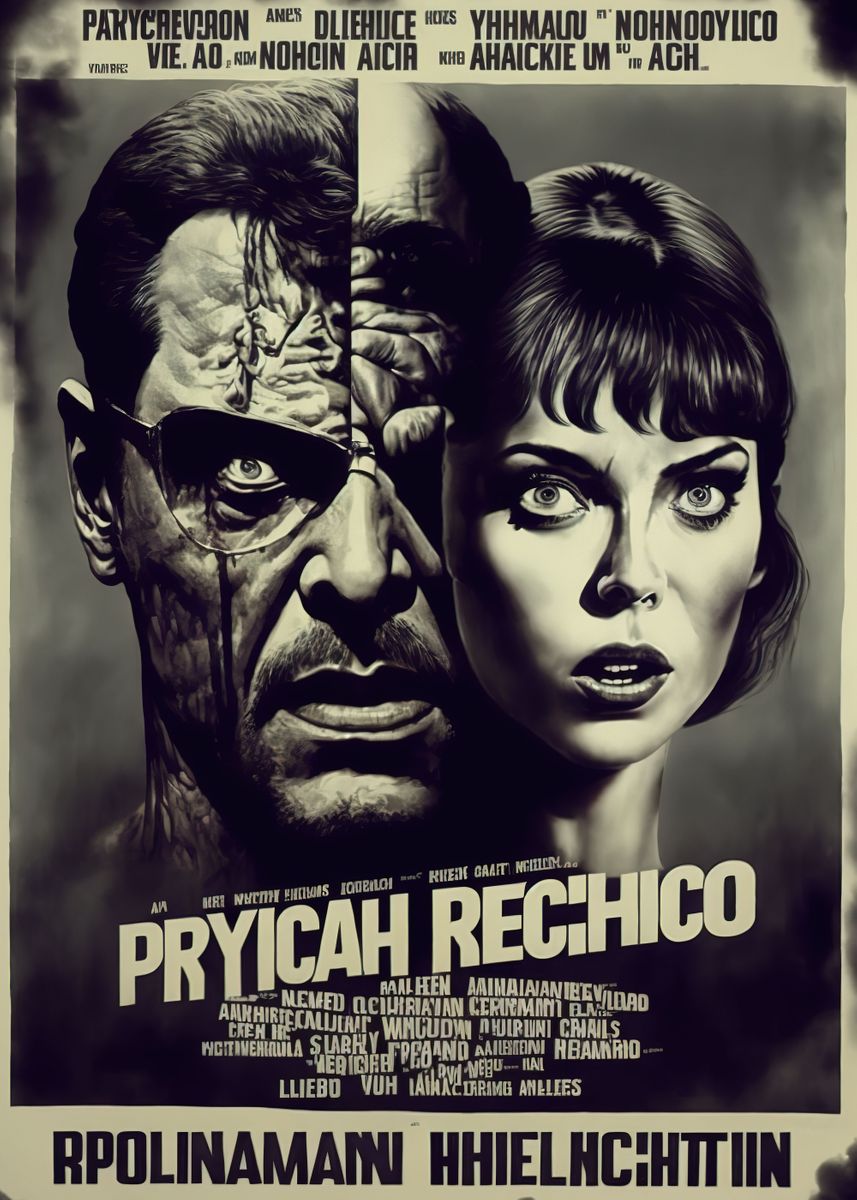 'Film Science fiction poste' Poster, picture, metal print, paint by ...