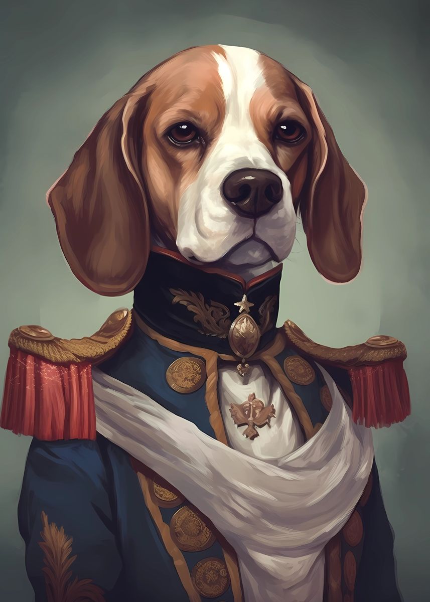 'Beagle Dog Legend' Poster by Aurora Philip | Displate