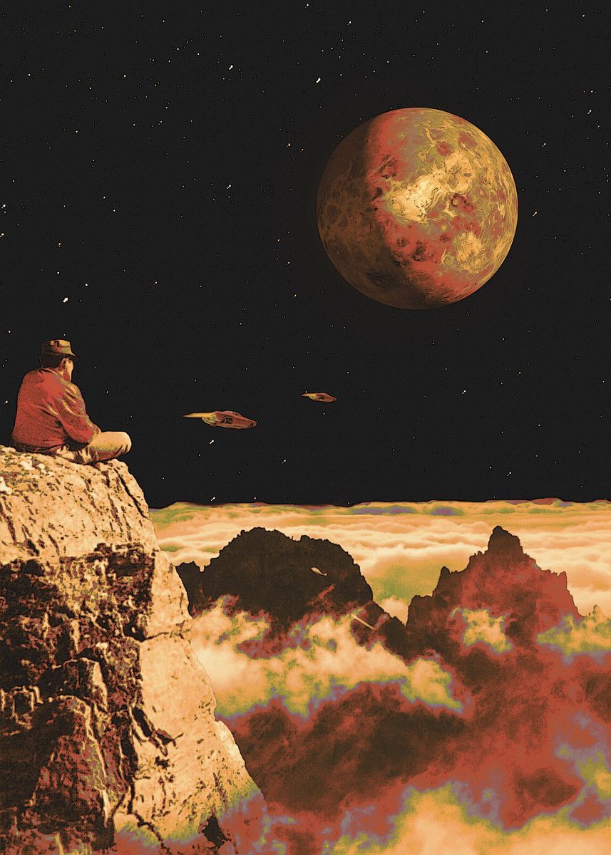 'Skyline Sentinel' Poster, picture, metal print, paint by Jess Gaspar ...