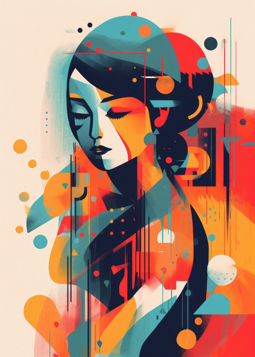 'Embracing Imperfection' Poster, picture, metal print, paint by ...