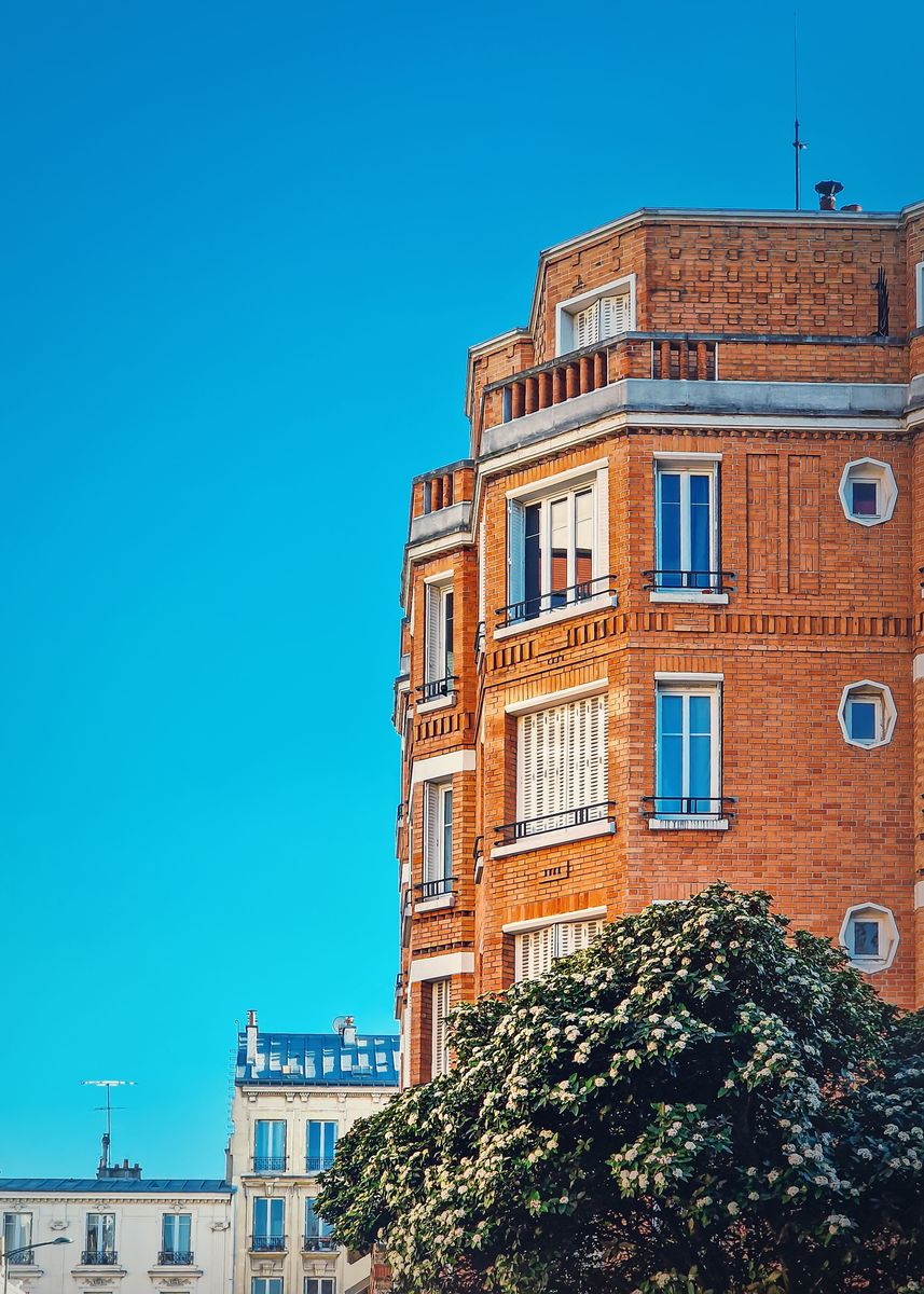 'Beautiful brick building' Poster, picture, metal print, paint by ...
