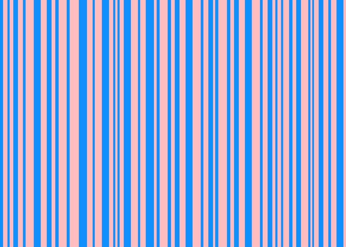 'Pink Blue line Pattern' Poster by Bruce Stanfield | Displate