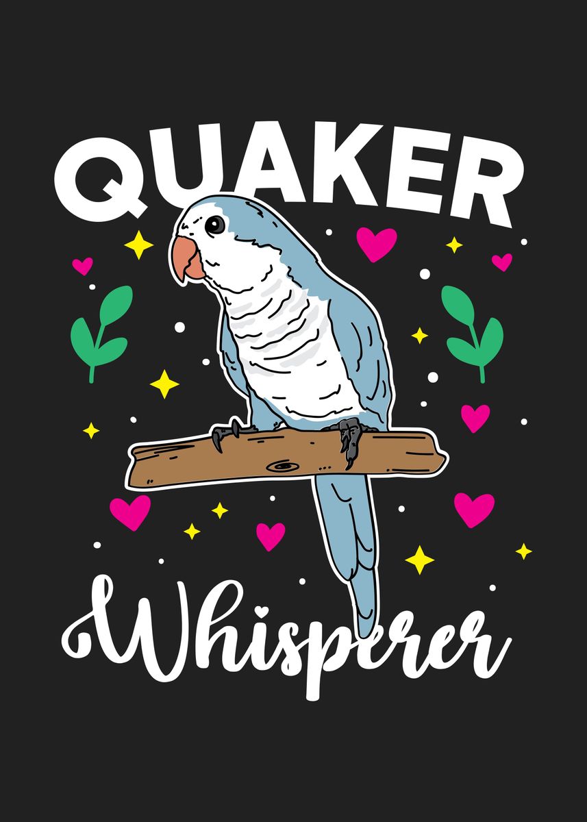 'Quaker Whisperer' Poster, picture, metal print, paint by maxdesign ...