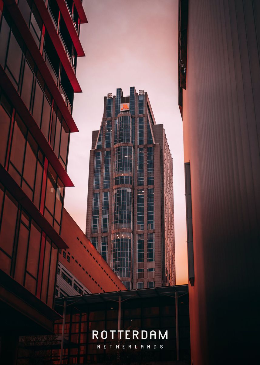 'Rotterdam ' Poster, picture, metal print, paint by Big City | Displate