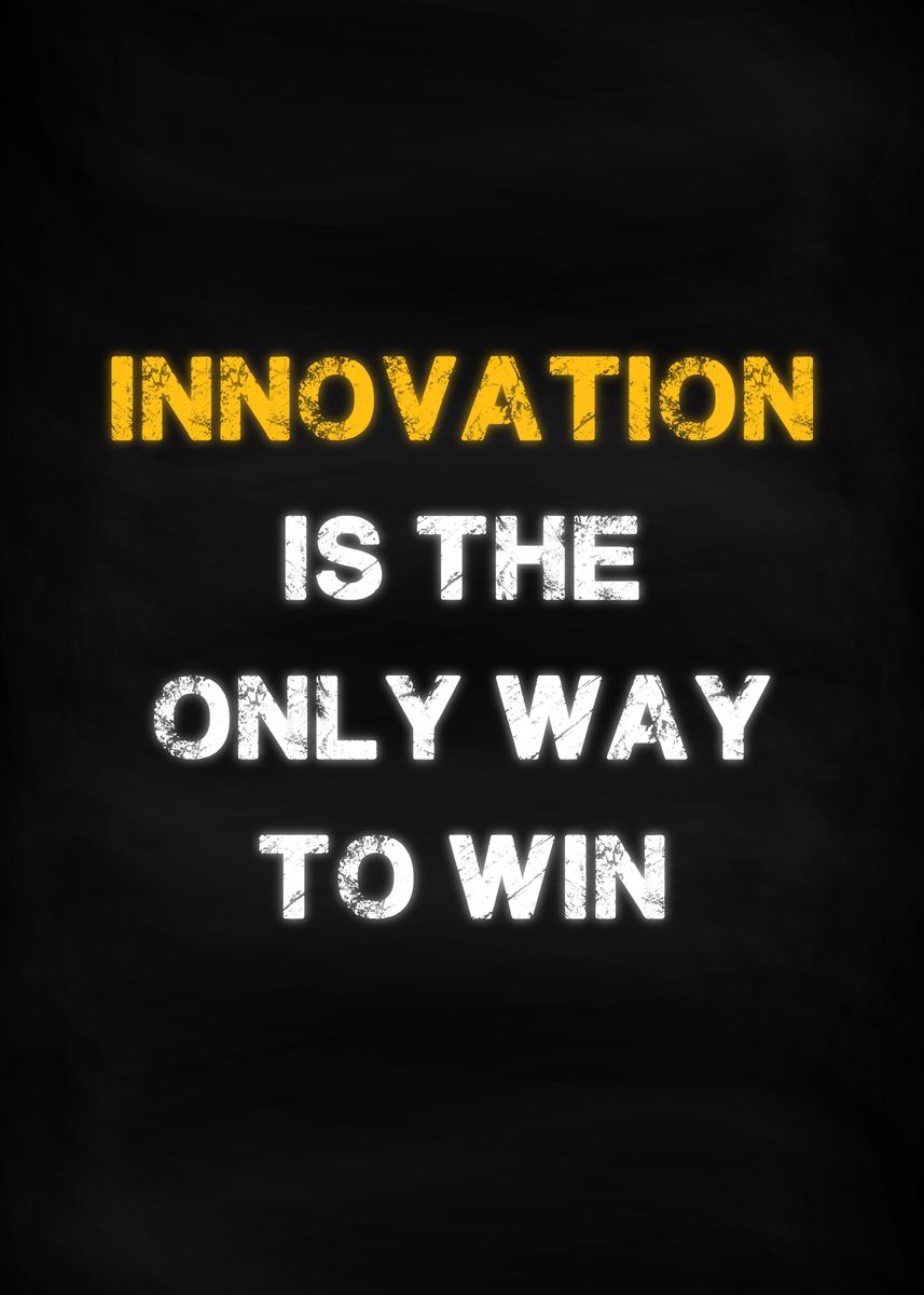 'Steve Jobs Innovation Win' Poster, picture, metal print, paint by ...
