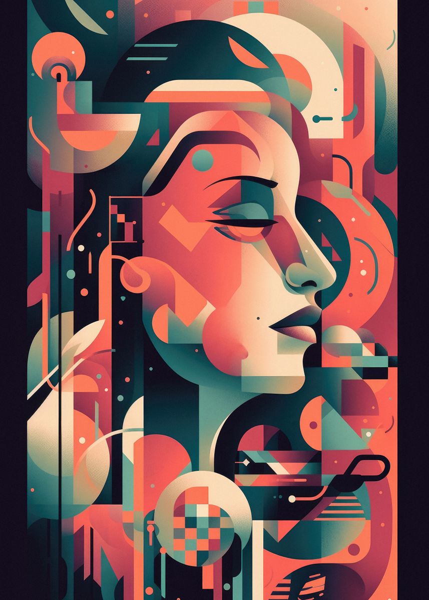 'Calm and Serene' Poster by Colorfux | Displate