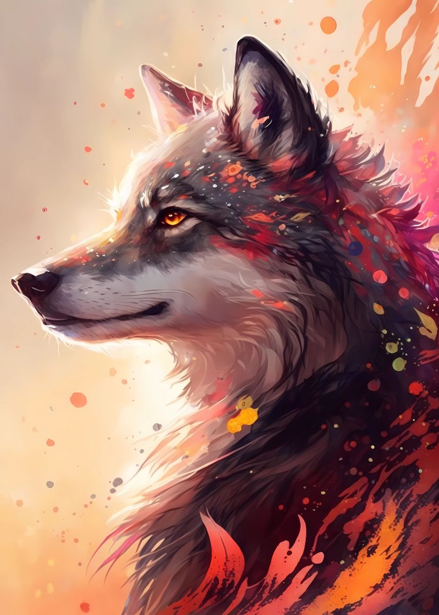 'Wolf Respected' Poster, picture, metal print, paint by Rhyan Gastong ...