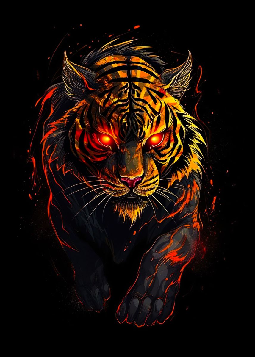 'Apex Predator' Poster, picture, metal print, paint by Quasarai | Displate