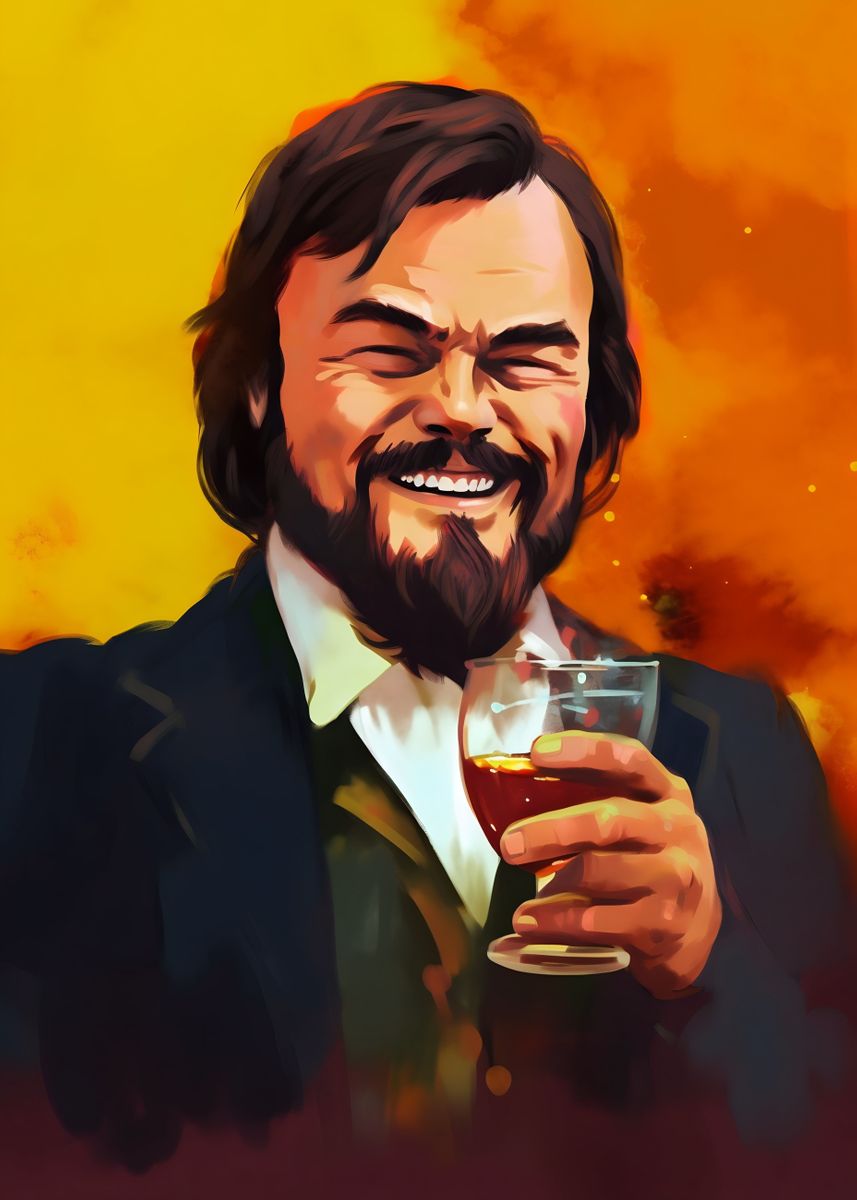 'Laughing Jack Attack' Poster, picture, metal print, paint by ...