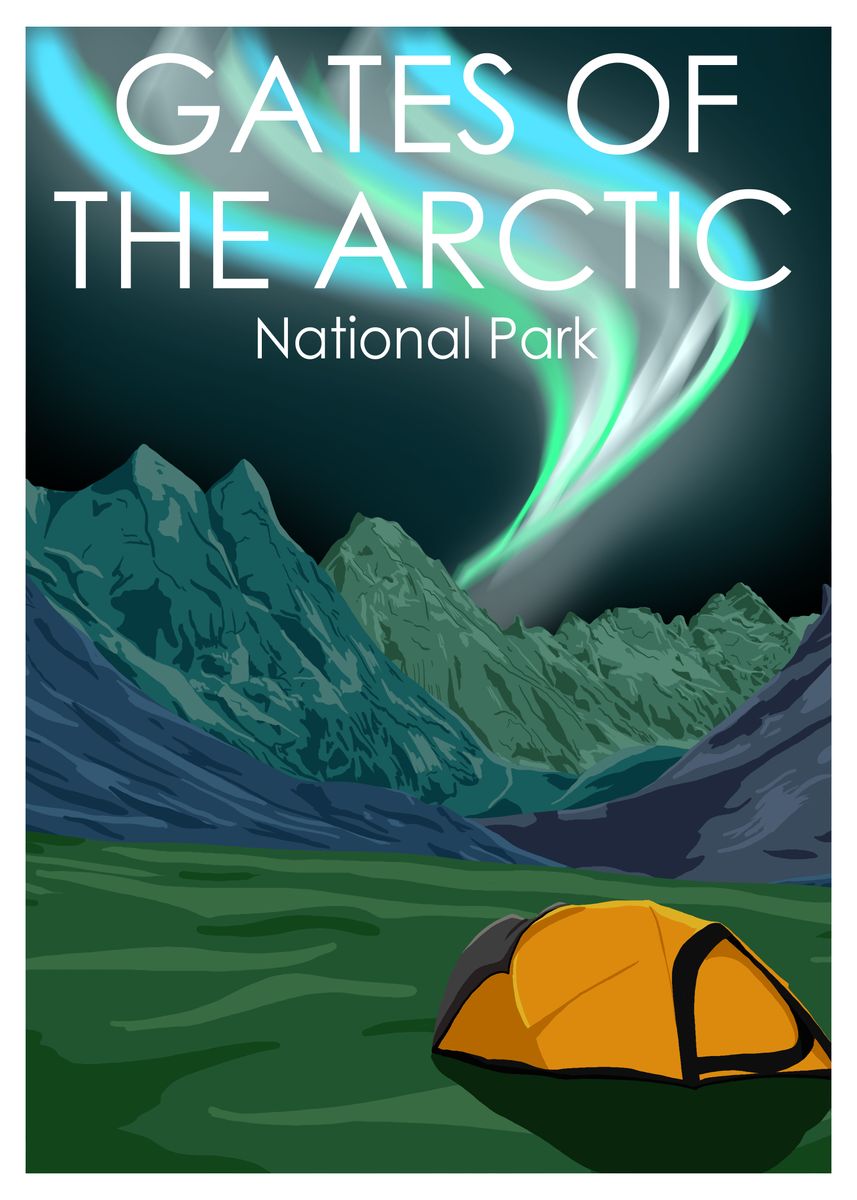 'Gates of the Arctic' Poster by OmegaArt | Displate