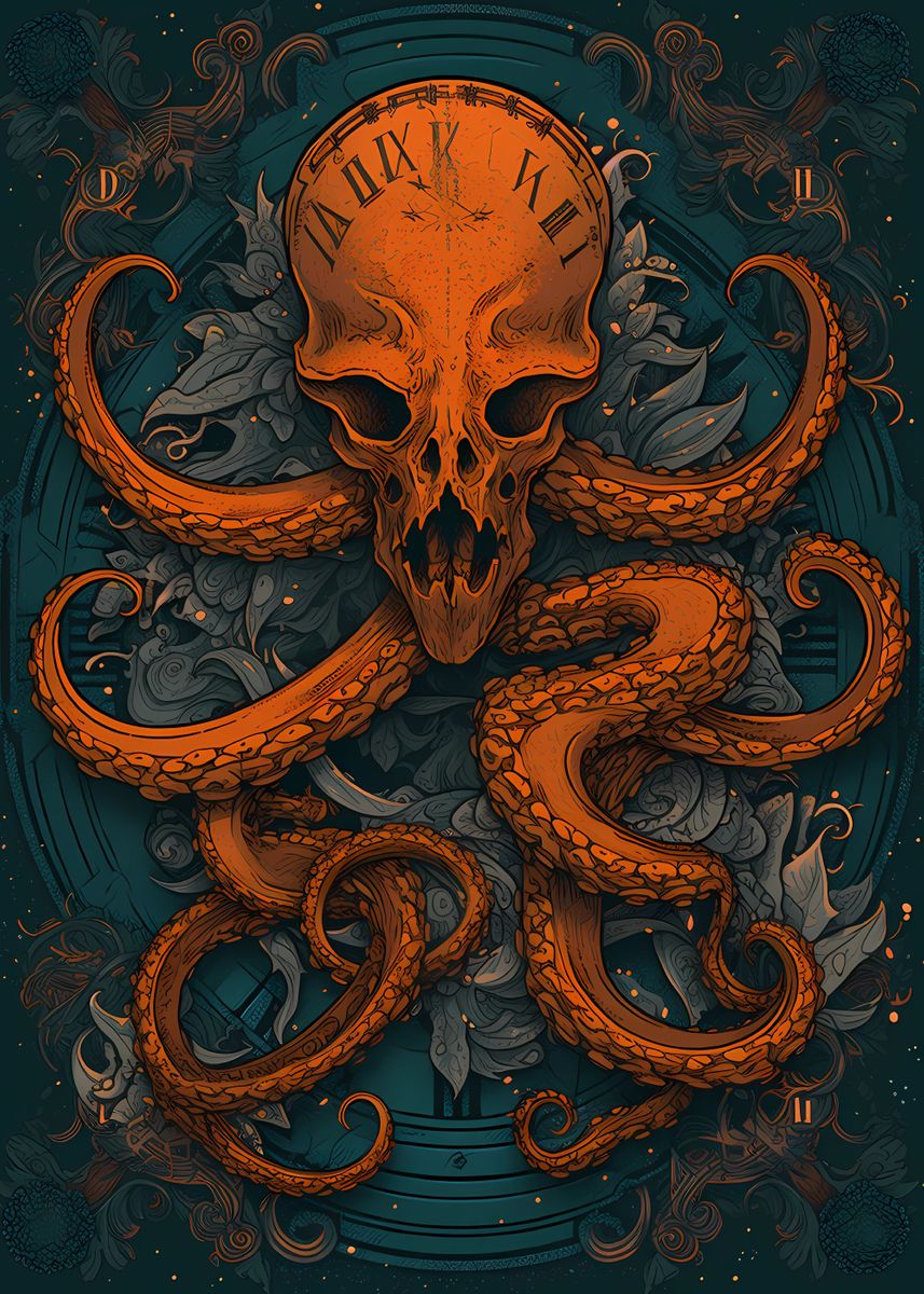 'Hydra Enchanted palace' Poster by Asmaa Mcnamara | Displate