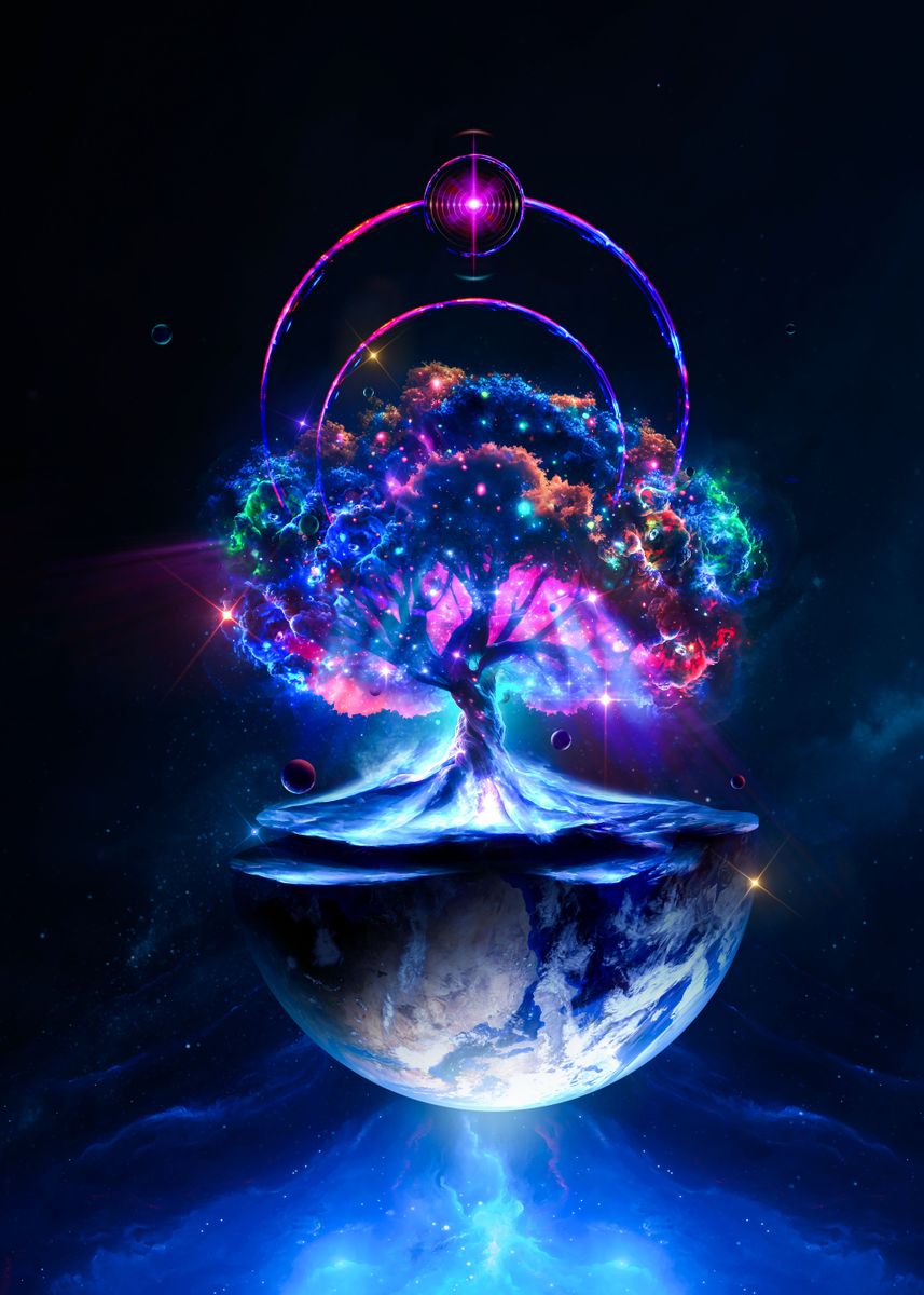 'Seeds of Infinity ' Poster by Marcos Ferreira | Displate