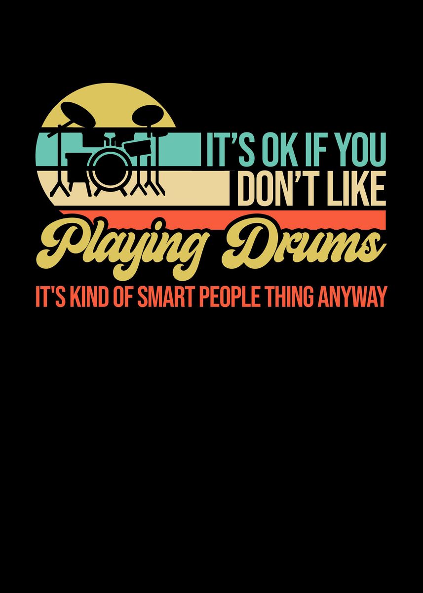 'Drumming Drums Drummer ' Poster, picture, metal print, paint by to42 ...