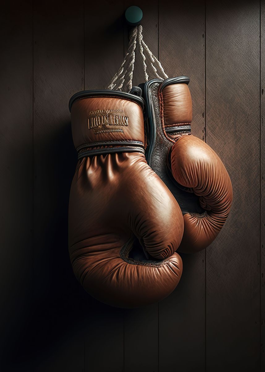 'Boxing gloves ' Poster, picture, metal print, paint by ellenanydia ...