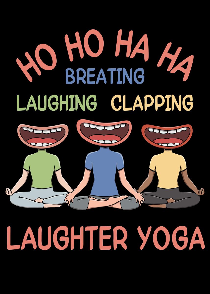 'Breathing Laughing' Poster, picture, metal print, paint by Michael ...