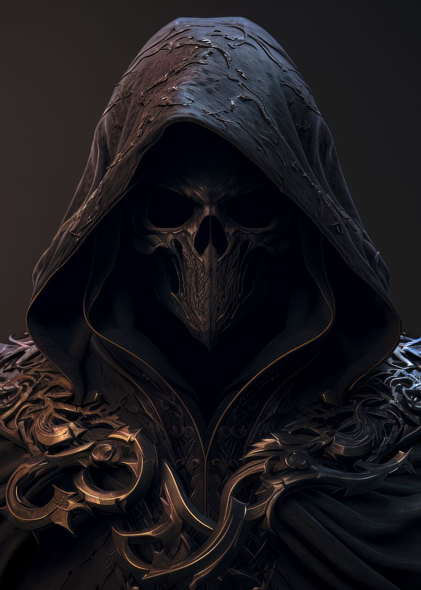 'The Reaper' Poster, picture, metal print, paint by Geffrey Richards ...