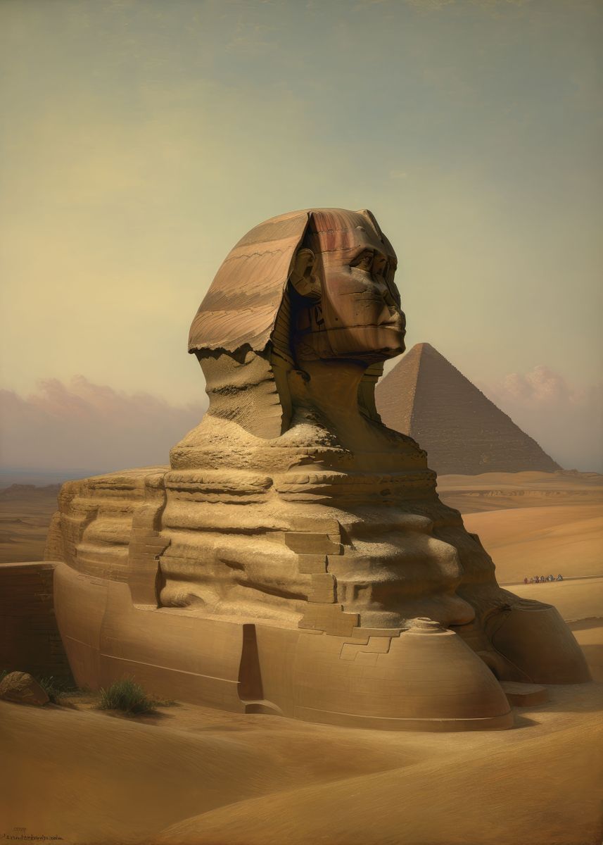 'The Sphinx' Poster, picture, metal print, paint by Morphic Prints ...