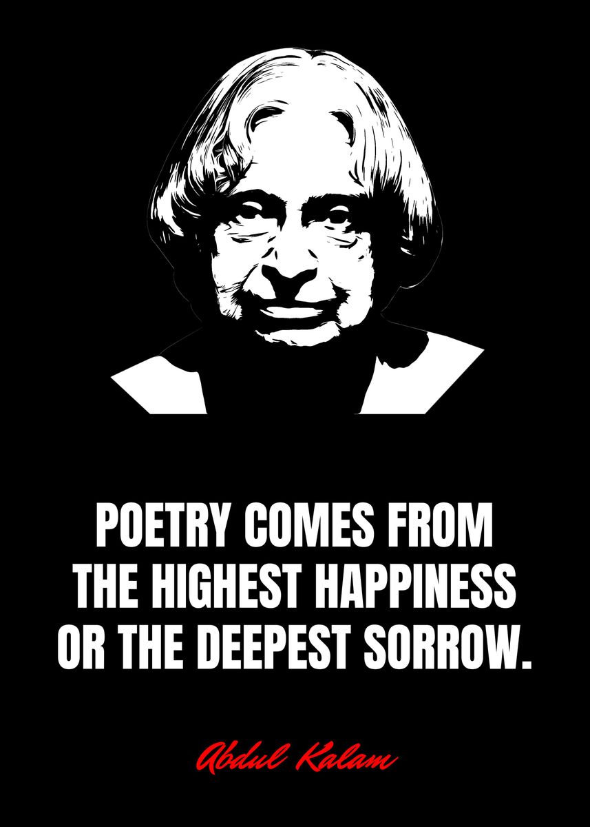 'Abdul Kalam Quotes' Poster, picture, metal print, paint by Best Quotes ...