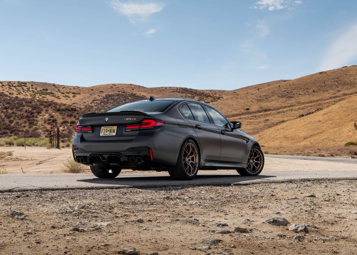 'BMW M5 CS' Poster by Indi Creator | Displate