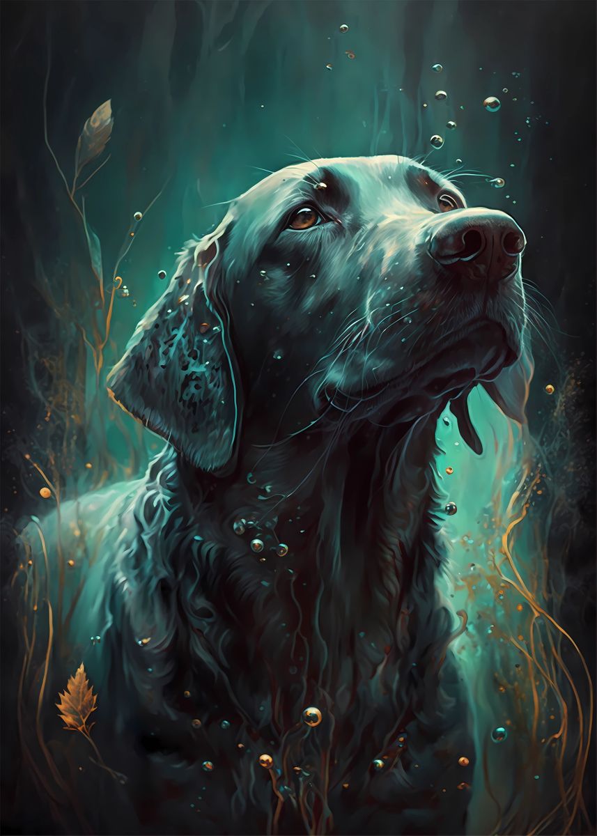 'Labrador Retriever Dog ' Poster by Daxen Nairy | Displate