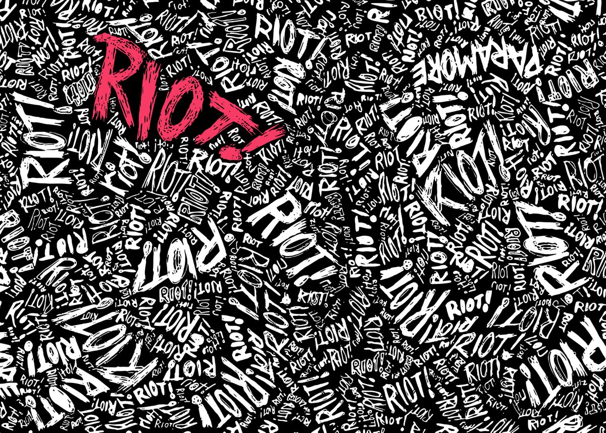 'RIOT' Poster by supergaff | Displate