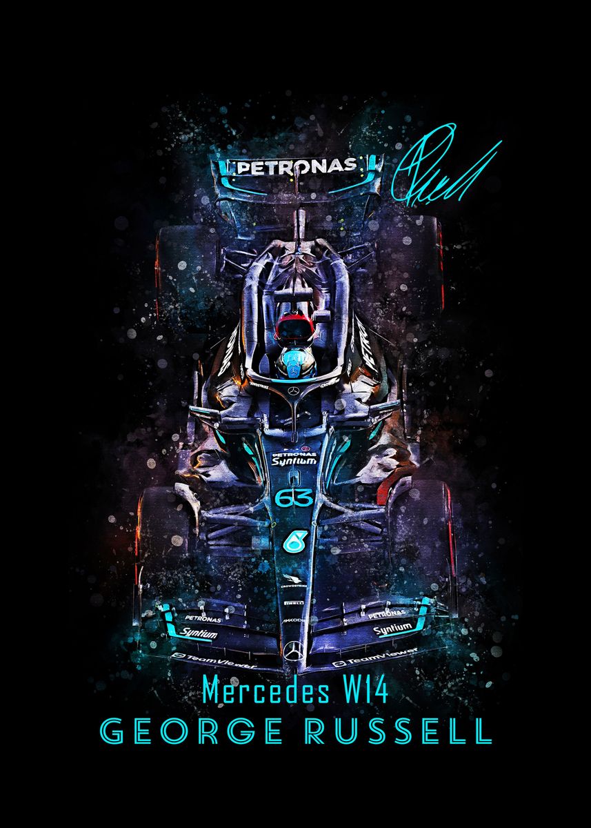 'George Russell ' Poster by Tom Hiddleston | Displate