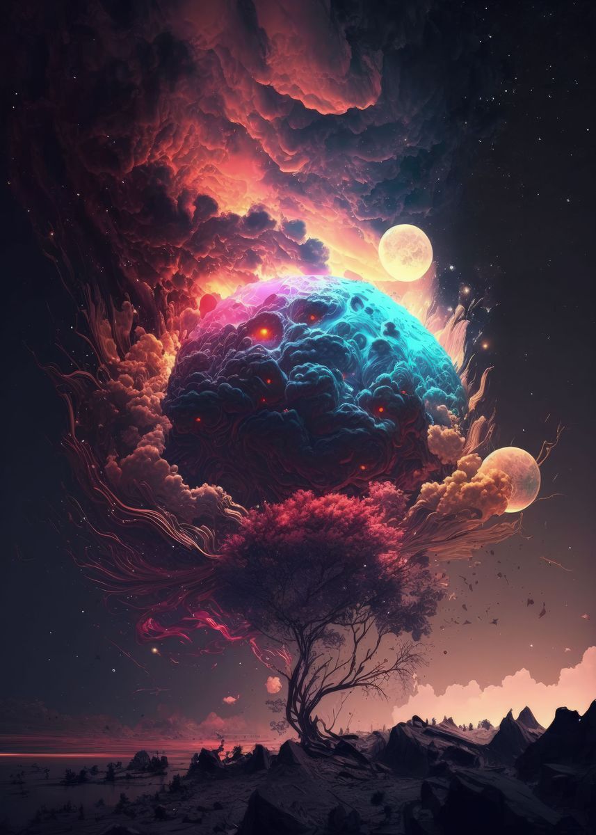 Fantasy Landscape Space