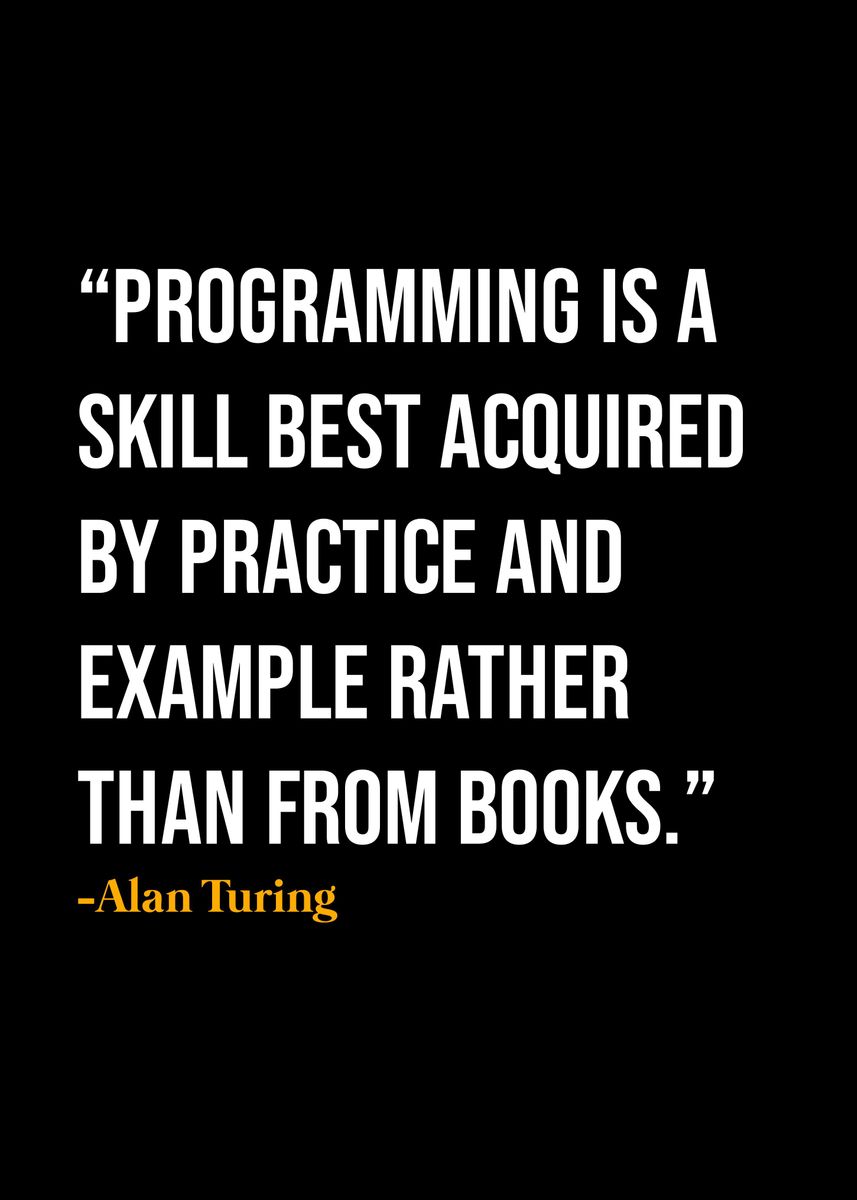 'Alan Turing Quote ' Poster by DIMS | Displate