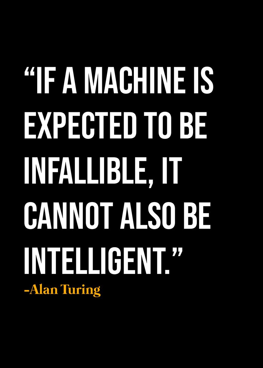 'Alan Turing Quote ' Poster by DIMS | Displate