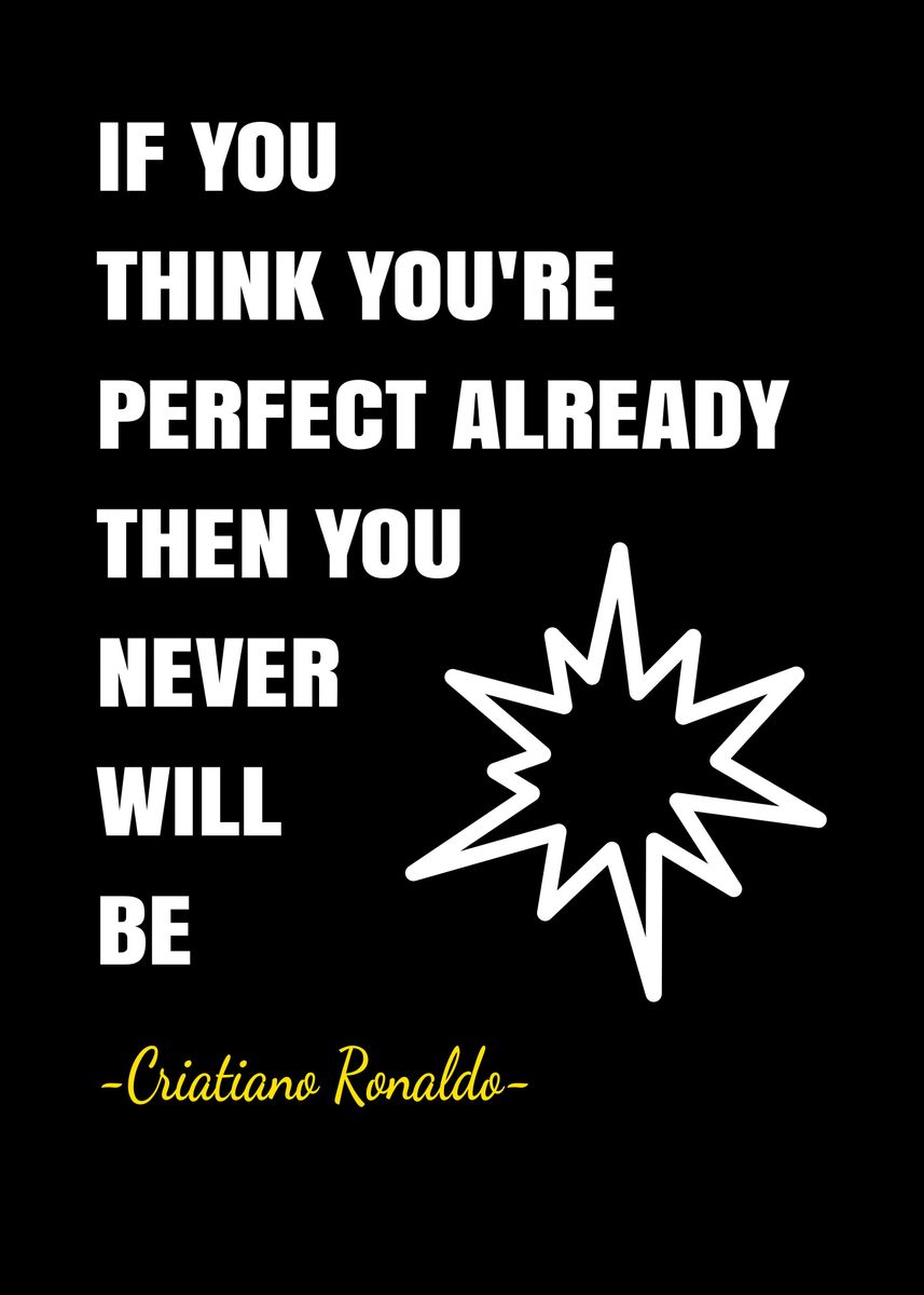 'Never Will Be Quotes' Poster, picture, metal print, paint by Angela ...