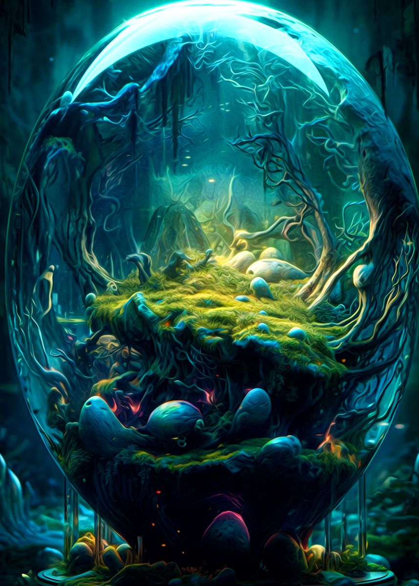 'Fantasy World' Poster by hoan tran | Displate